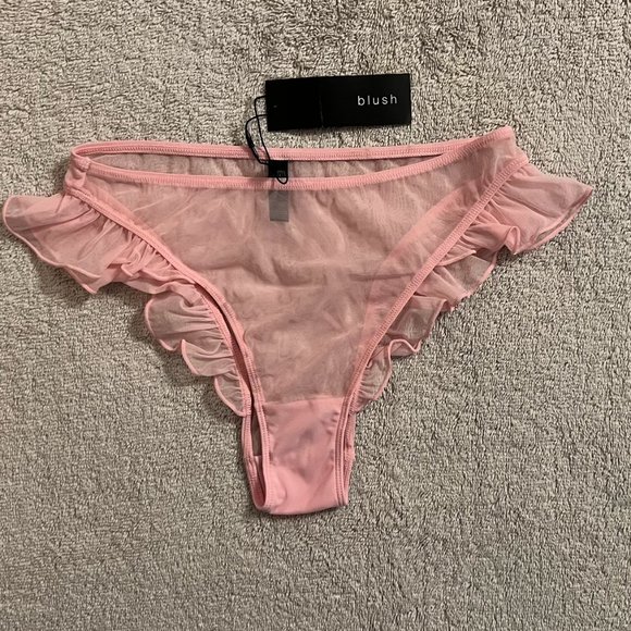 Blush | Intimates & Sleepwear | Rare Blush Lingerie Flutter High Leg ...